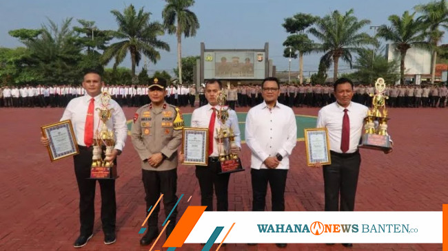 Polda Banten Beri Penghargaan pada Polres Berprestasi - Wahana News Banten