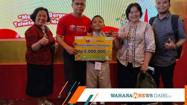 Deardo Gabe Simbolon, Siswa Asal Dairi Raih Medali Perunggu di OSN 2024 - Wahana News Dairi