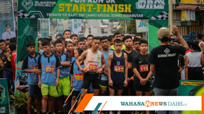Mengenang Alm. Erizal, Blessing Project dan Dairi Runner Club Gelar Fun Run 5K - Wahana News Dairi