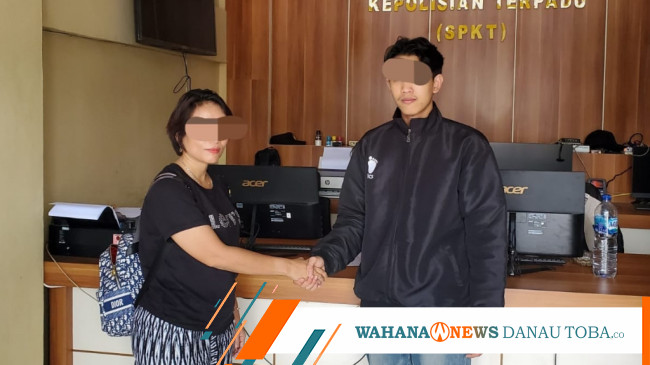 SPKT Polres Samosir Mediasi Laka Lantas Antar Wisatawan - Wahana News ...