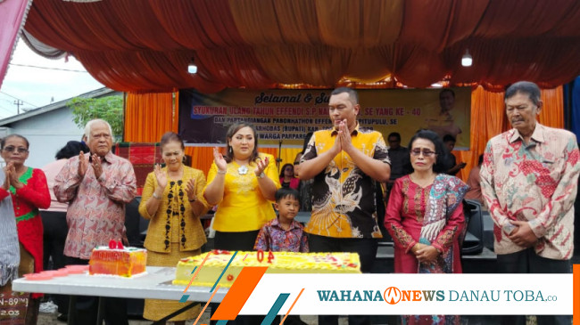 Perayaan Ulang Tahun ke-40 Effendi Napitupulu Berlangsung Meriah, Ribuan Warga Sambut Pencalonan ...