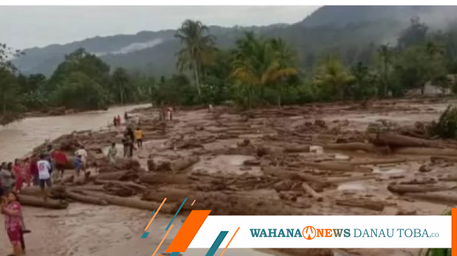 Tragedi Penghujung Tahun 2024, Sungai Aek Sarulla Meluap, Banjir Terjang Pahae Jae dan Siatas ...