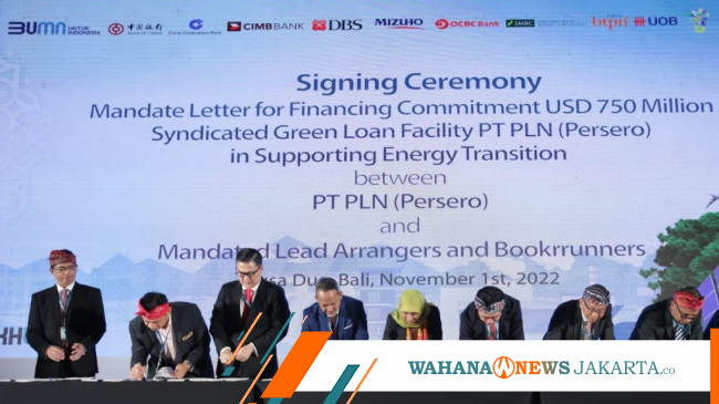 PLN Teken MoU Pembiayaan Hijau USD 750 Juta dengan 8 Bank untuk Percepat Transisi Energi di RI ...