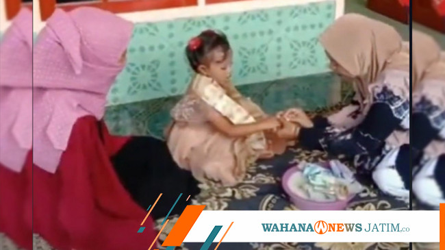 Viral! Acara Tunangan Bocah Usia 4 Tahun di Bangkalan Madura, Warganet Heran - Wahana News Jatim