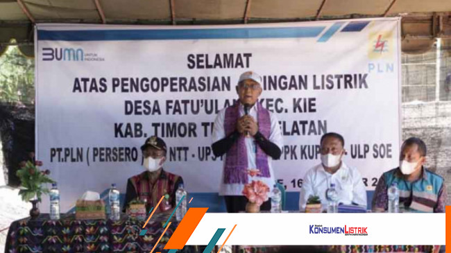 PLN Pasang Listrik 525 Keluarga di Desa Fatuulan Kabupaten Timor Tengah ...