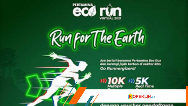 Pertamina Eco Run 2021 Kembali Digelar, Ini Penjelasannya - Kopeklin