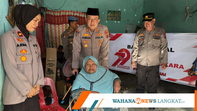 Sambut Hari Bhayangkara Ke 79 Kapolres Binjai Ulurkan Tangan - Wahana News Langkat