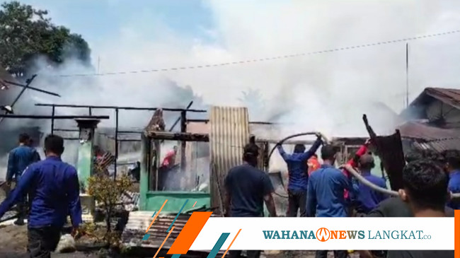 Rumah Warga Di Jalan Sei Petani Binjai Selatan Terbakar - Wahana News Langkat