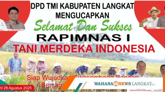 DPD Tani Merdeka Indonesia Kabupaten Langkat Dukung Rapimnas I, Tani ...