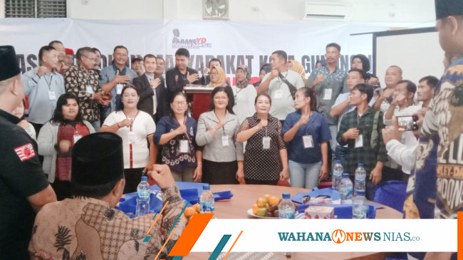 Yusman Dawolo Deklarasi Maju Calon Wali Kota Gunungsitoli, Tawarkan Program Buka Loker 40 Ribu ...