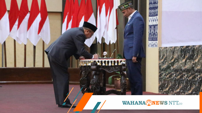 Kosmas Lana, Mantan Staf Ahli Gubernur, Resmi Jabat Sekda NTT - Wahana ...