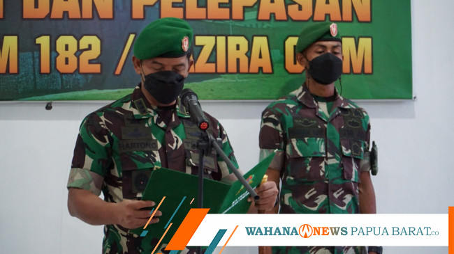 Danrem 182/JO Melepas Kasipers Korem 182/JO untuk Jabat Dandim 0610 ...