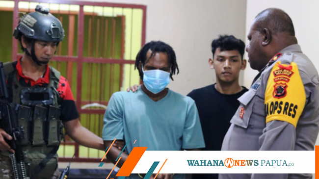 Nikson Matuan Anggota KKB Pimpinan Aske Mabel Digiring ke Polda Papua ...
