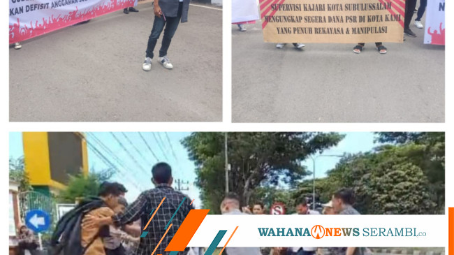 Aksi Demonstrasi PNS di Kejati Aceh Diwarnai Dengan Tari Dampeng Khas ...