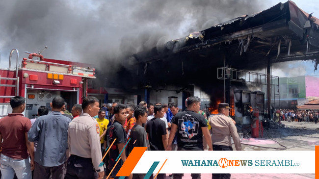 Kebakaran SPBU Subulussalam, Diduga Akibat Korsleting pada Mobil saat Pengisian BBM - Wahana ...