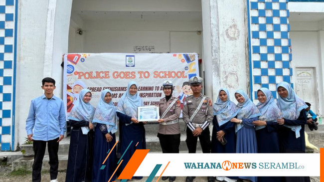 Police Goes To School, Sat Lantas Polres Subulussalam Kunjungi SD Al Faqih Ihza Madani dalam ...