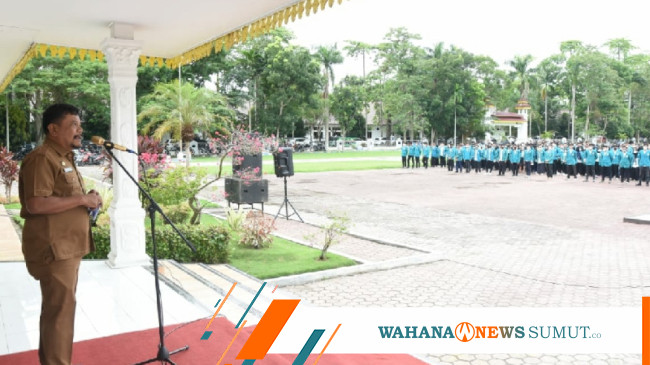 Sekda Darwin Zein Terima 1.418 Mahasiswa UNIMED KKN di Deli Serdang ...