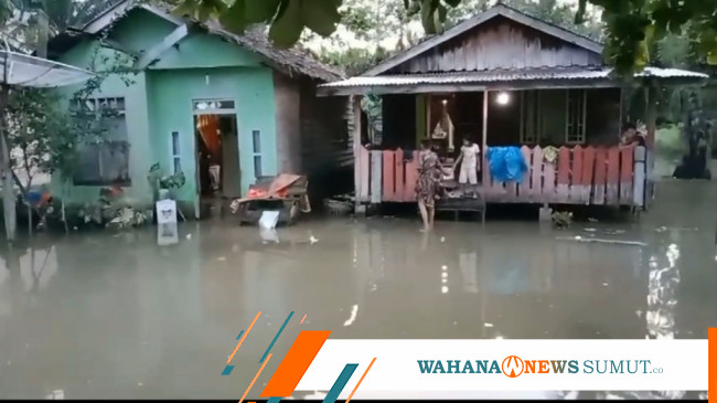 Banjir Rob Parah di Labuhanbatu Utara: Ribuan Rumah dan Lahan Terendam - Wahana News Sumut