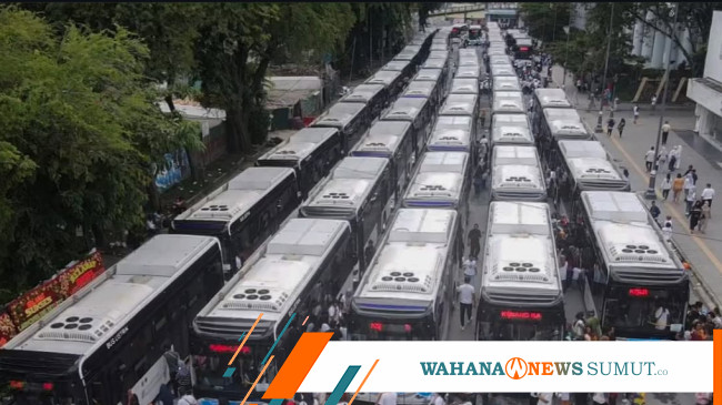 Medan Resmi Beralih ke Transportasi Listrik: 60 Bus Listrik Baru ...