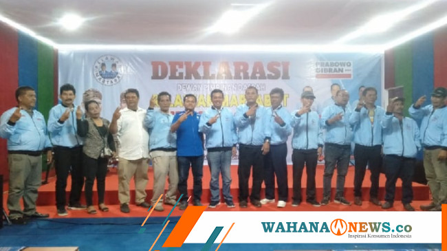 Deklarasi DPD Relawan Martabat Prabowo-Gibran, Tohom Purba: Komitmen Satu Putaran - Wahana News