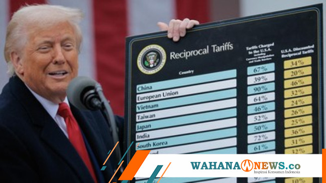 Trump Umumkan Tarif Baru untuk Ratusan Negara, Berlaku Mulai April 2025 - Wahana News