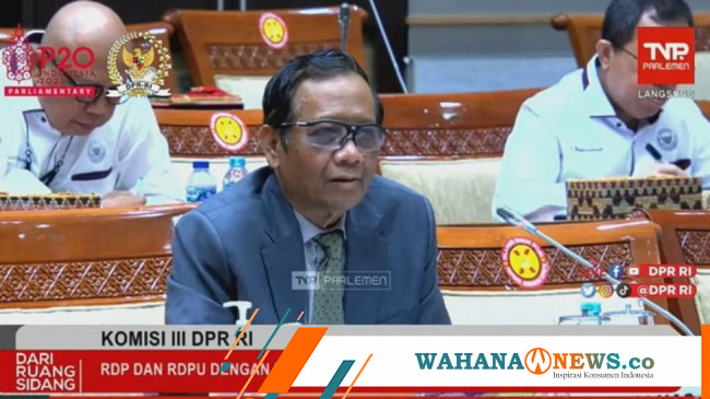 DPR Tunjukan Diagram Kekaisaran Sambo, Mahfud: Bukan dari Saya - Wahana News