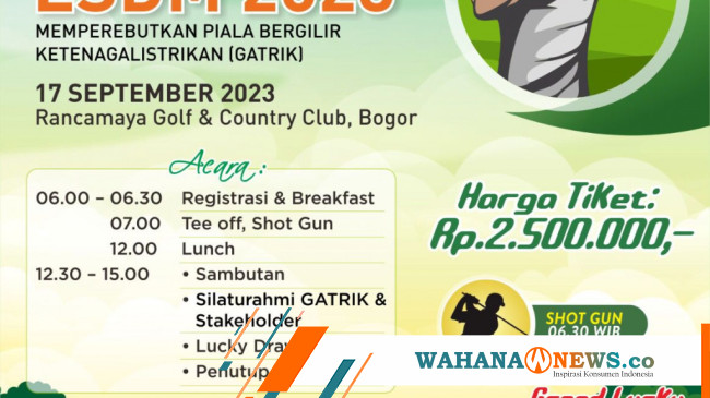 IKAPELEB ESDM Gelar Turnamen Golf Gatrik 2023, Dirut PT GSS: Total ...