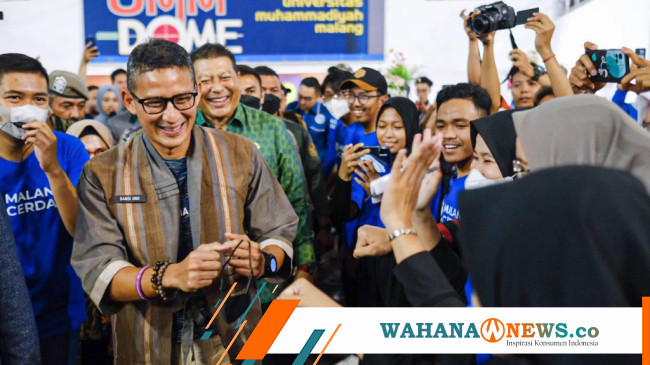 Sandiaga Dorong Partisipasi Aktif Generasi Muda Wujudkan Visi Indonesia Emas 2045 - Wahana News