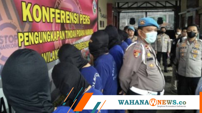 10 Pengedar Narkoba Ditangkap, Polisi Sita Sabu hingga Ganja - Wahana News