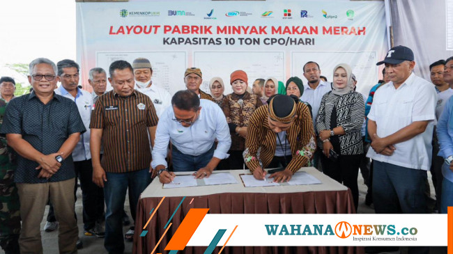 MenKopUKM Pastikan Pabrik Minyak Makan Merah di Sumut Beroperasi Awal 2023 - Wahana News